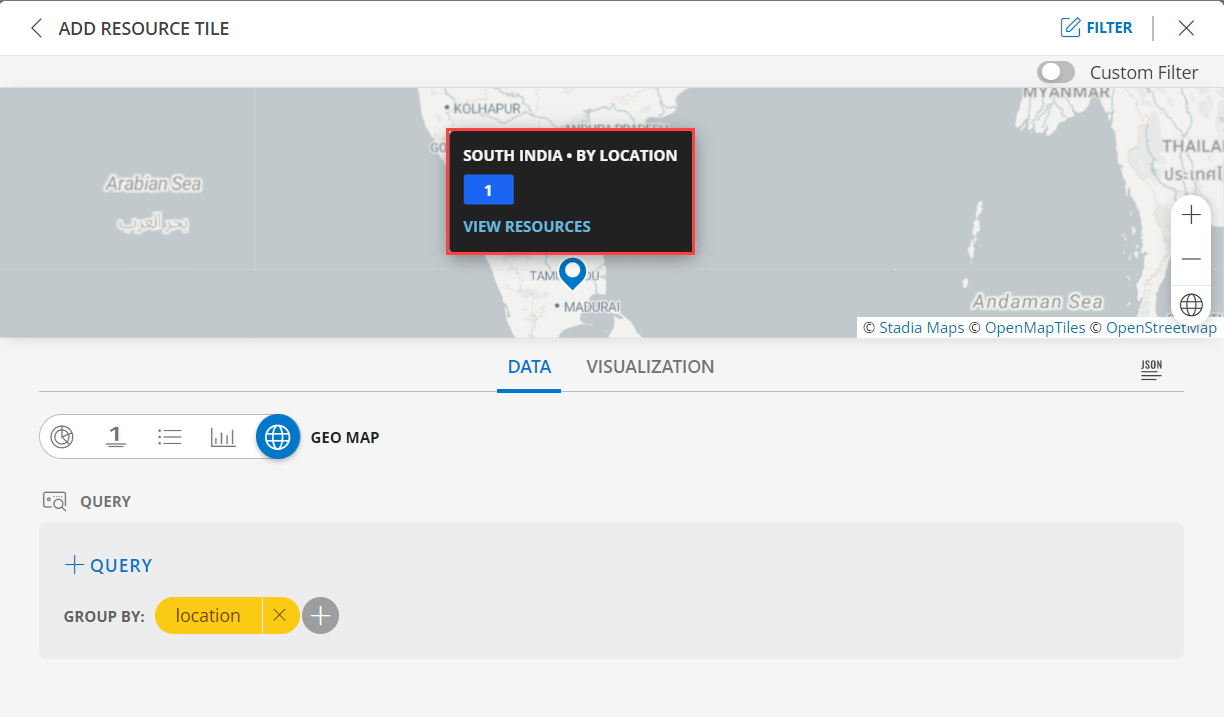 Geomap | OpsRamp Documentation